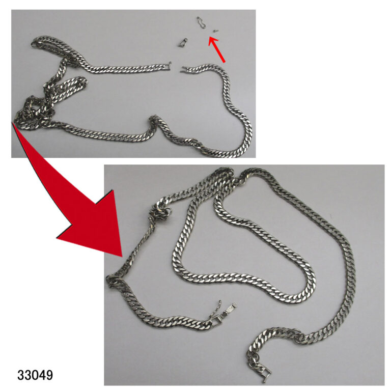 33049Ptキヘイネックレス留め金具修理 | じゅえりーいはら ジュエリーのお悩み解決します